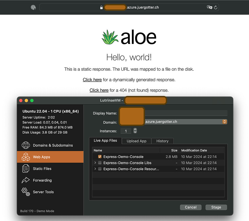 Lifeboat Will It Work With Express Instead Of A Xojo Web App Add Ons