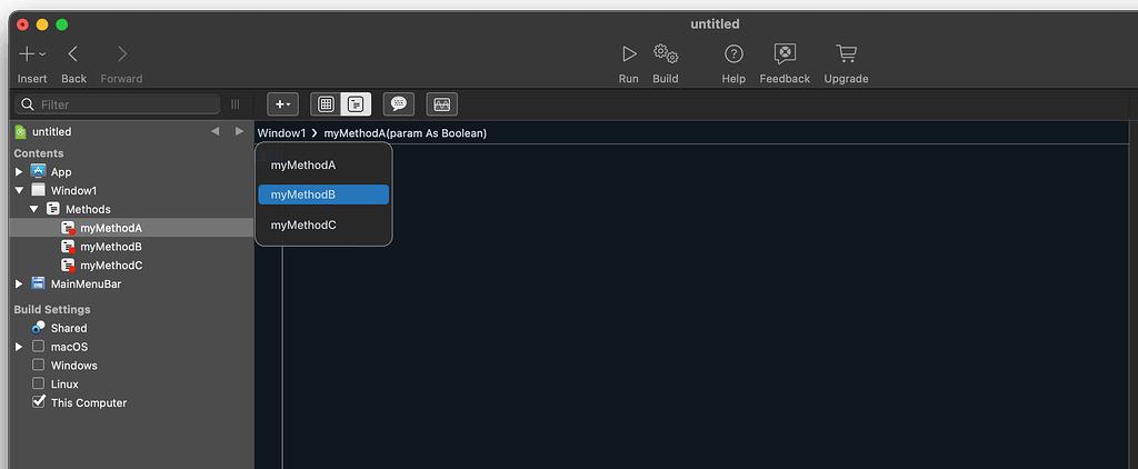 IDE: Add breadcrumbs above the code to navigate through the items - Bugs and Feature Requests ...