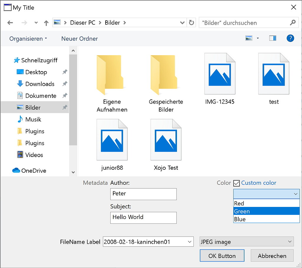 Customized File Open and Save Dialogs for Windows - Extras - Xojo Programming Forum