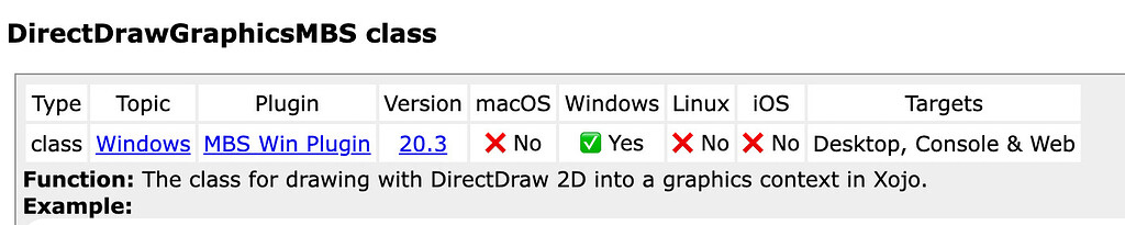 DirectDrawGraphicsMBS - Extras - Xojo Programming Forum