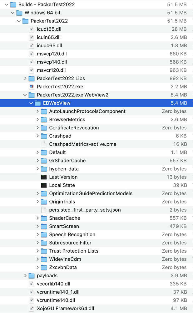 MBS WebView2 creates EBWebView folder inside EXE folder? - Extras ...