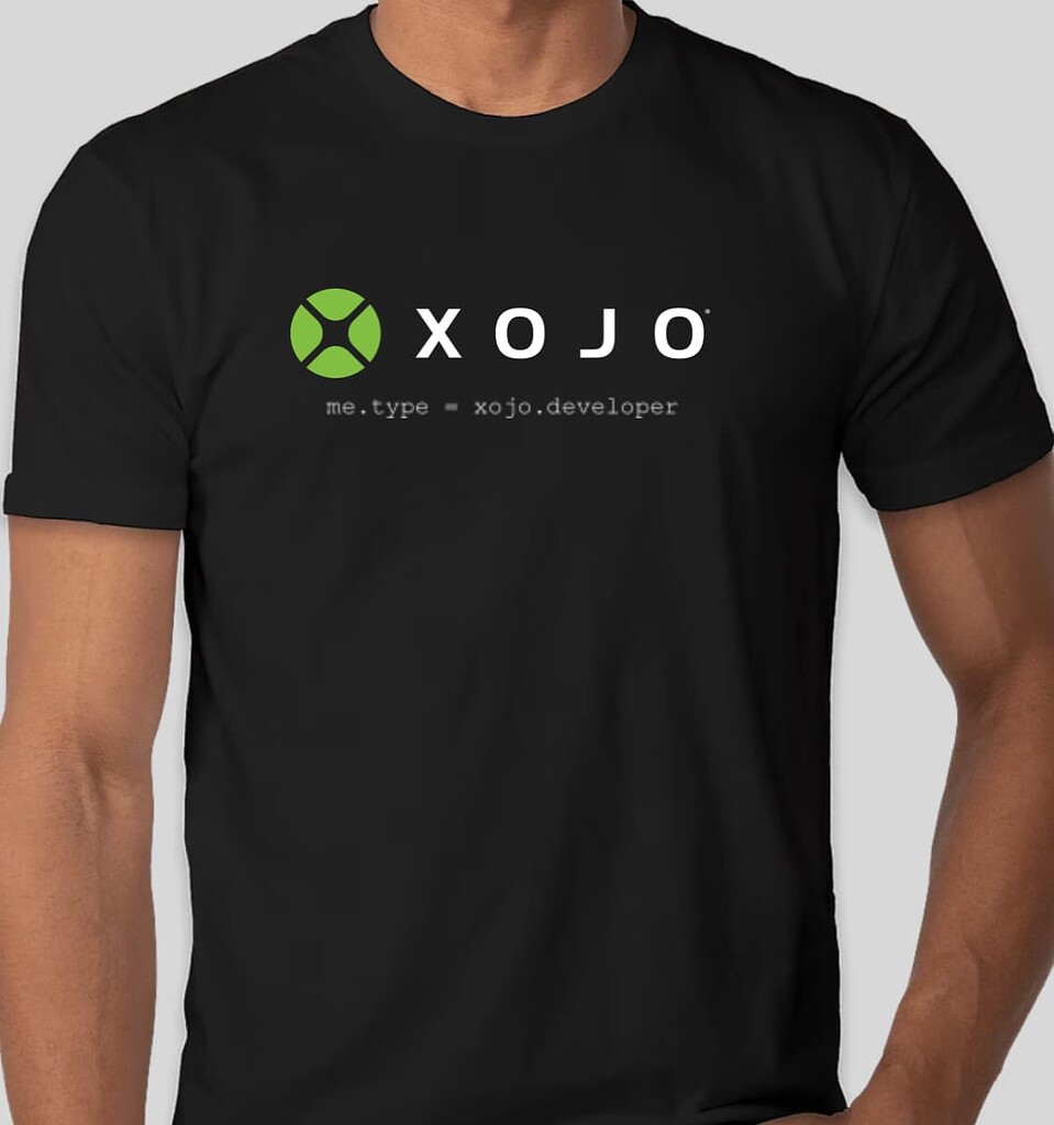 Do you have a Xojo t-shirt? (Update: Sold out) - General - Xojo Programming Forum