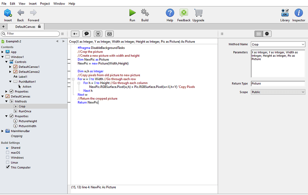 How to use a thread in a long running crop method in a Canvas Object - General - Xojo ...