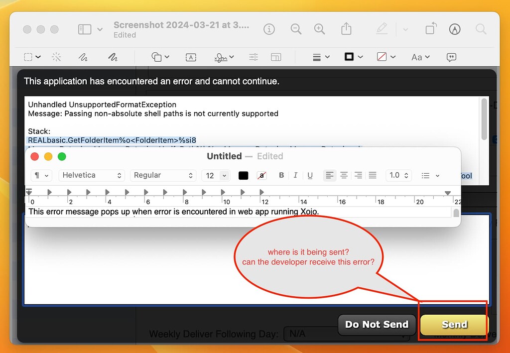 Xojo 2023r4: runtime error feedback - Web - Xojo Programming Forum Xojo 2023r4: runtime error feedback - Web - Xojo Programming Forum