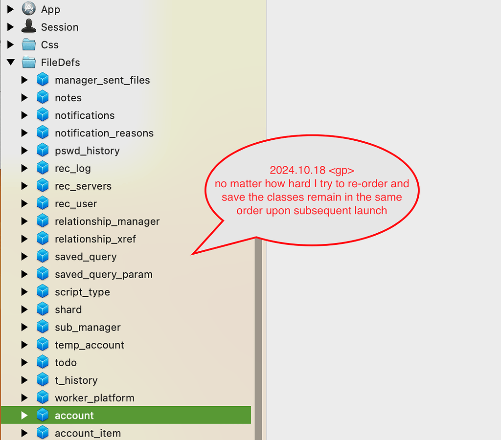 Xojo2024R3: Problem saving sorted classes in IDE - Web - Xojo Programming Forum