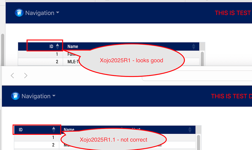 Xojo2025R1.1: WebListBox with DataSource column header right justification issue - Web - Xojo ...