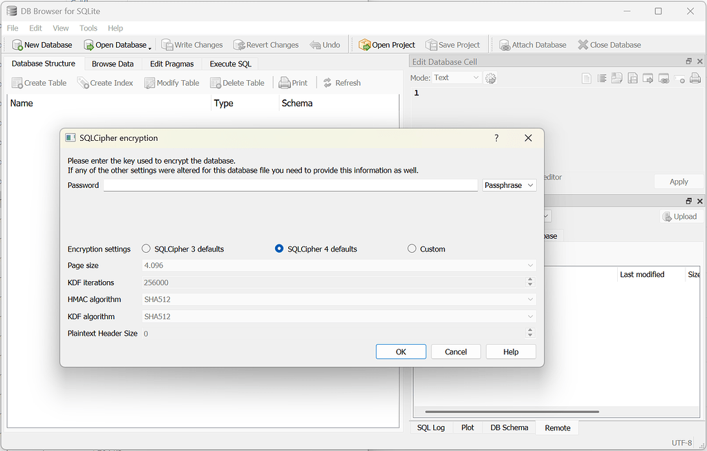 Open in DB Browser for SQLCipher - Databases - Xojo Programming Forum