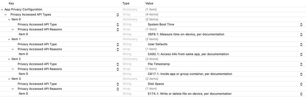 New App Store Connect warnings for XOJO builds - iOS - Xojo Programming Forum
