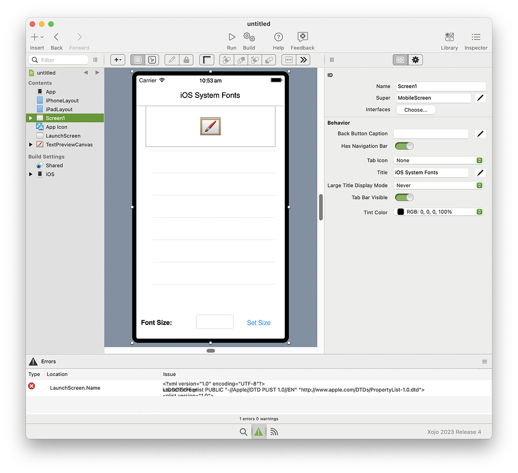 Error With Launchscreenname When Running Some Xojo Ios Examples Ios Xojo Programming Forum