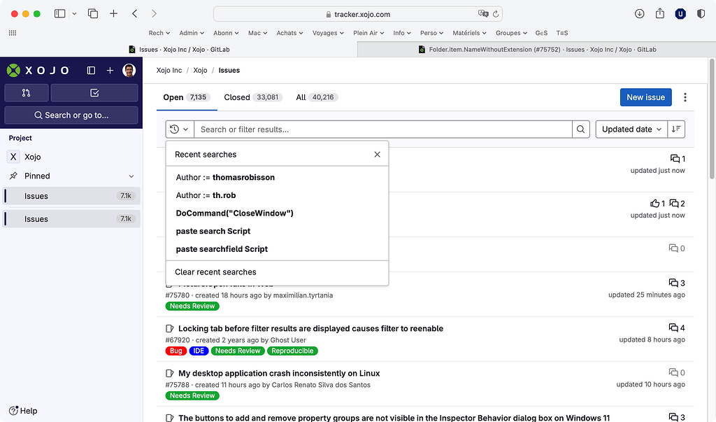 Xojo Tracker Account - General - Xojo Programming Forum