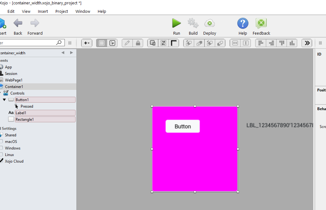 Problem with resize webContainer at runtime , xojo2023r3 - Web - Xojo Programming Forum