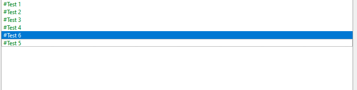 Shadowoutline Rectangle In Listbox After Moving Rows General Xojo Programming Forum