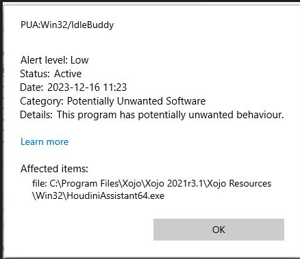 WIndows 10 security system detects virus in xojo installation files - General - Xojo Programming ...