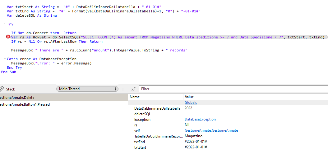 How to count records deleted - Page 2 - General - Xojo Programming Forum