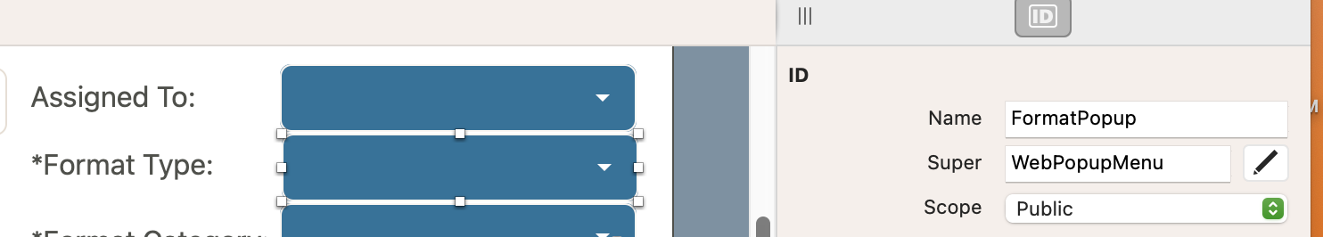 Xojo2023r4: WebPopupMenu - when getting focus no visual indication - Web - Xojo Programming Forum