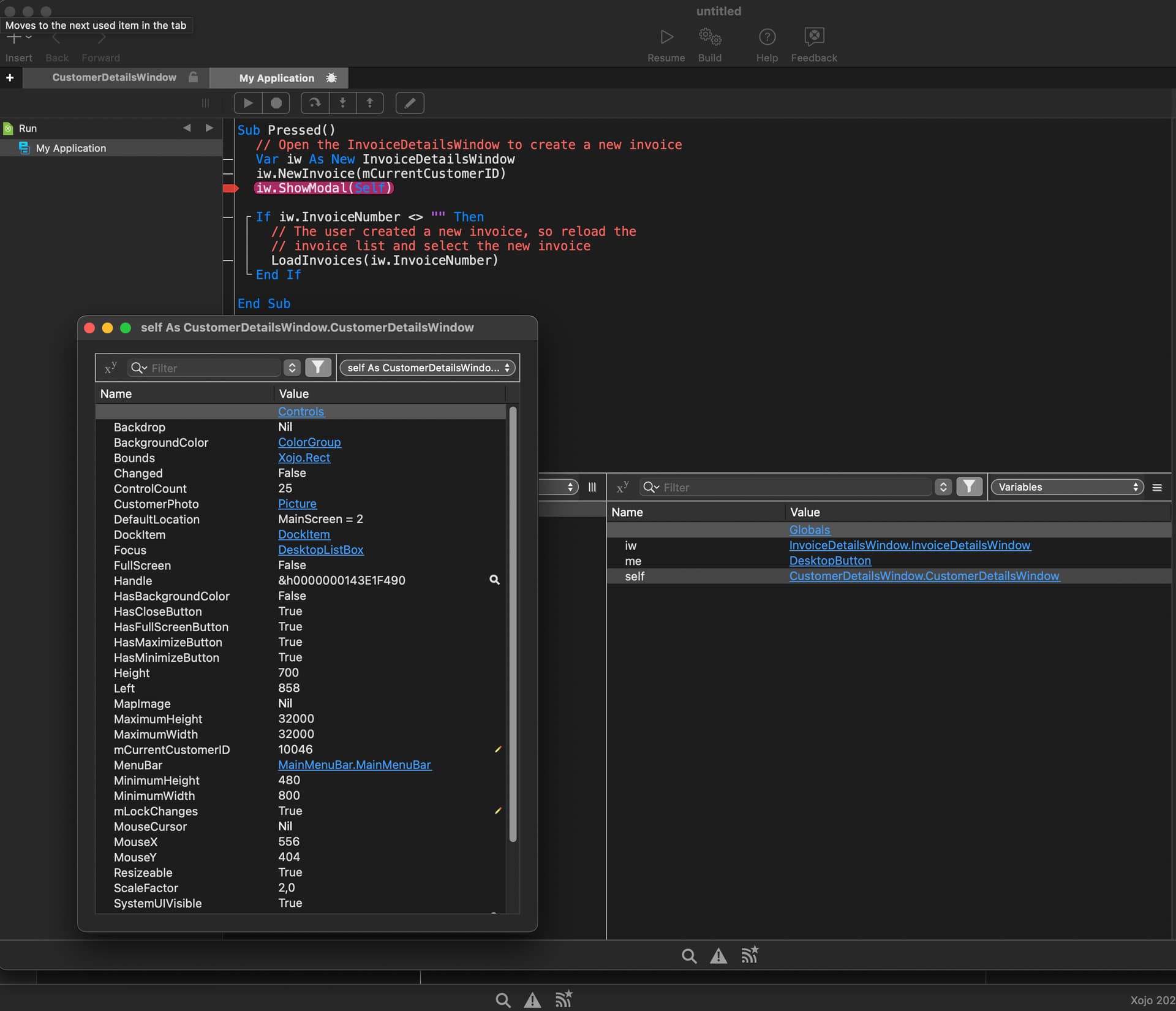 Debugger with "Open in new window" works in 2024r2! - General - Xojo Programming Forum